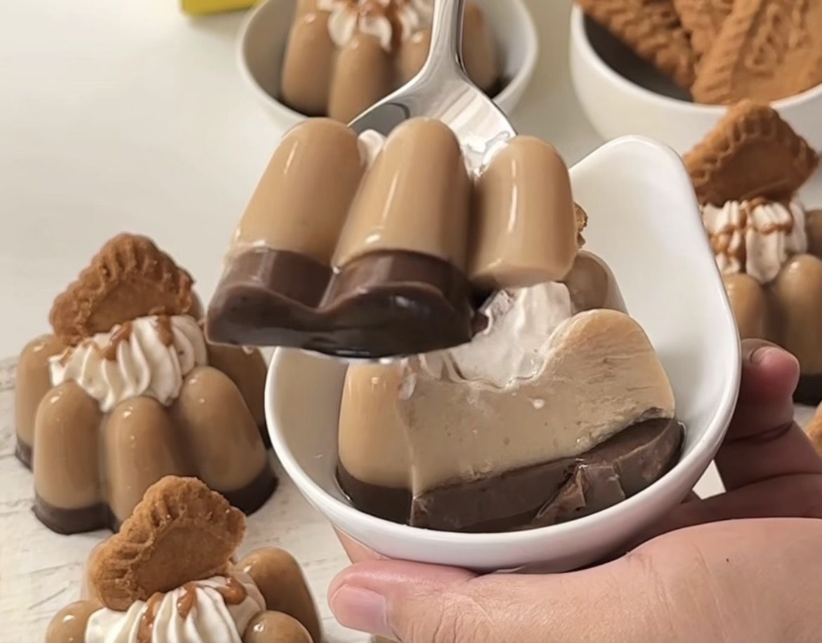Resep Lotus Biscoff Cappuccino Pudding, Dessert Cantik Ala Kafe Cuma ...