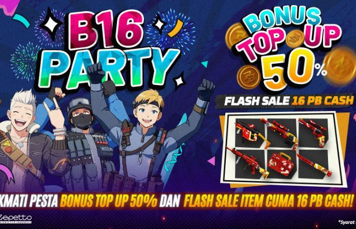 Rayakan 16 Tahun, Point Blank Banjir Bonus Top Up dan Diskon Gila-gilaan!
