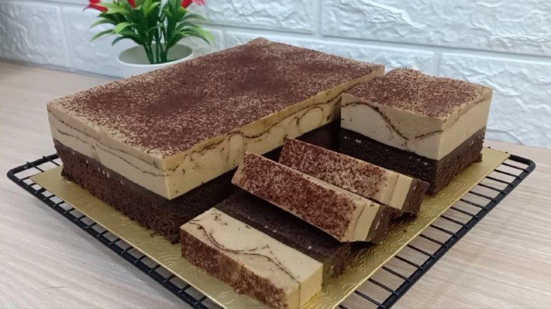 Resep Brownies Puding Busa Moka yang Lembut, Manis, dan Bikin Nagih