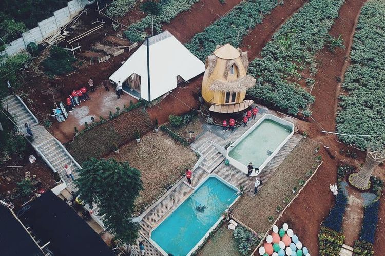 Pasar Puri Bambu Tempat Milenial Nikmati Sunrise di Bandung
