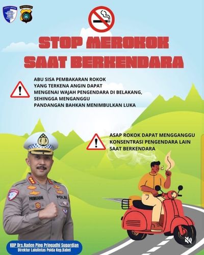 Stop Merokok saat Berkendara! Melanggar Siap-siap Kena Denda Hingga ...